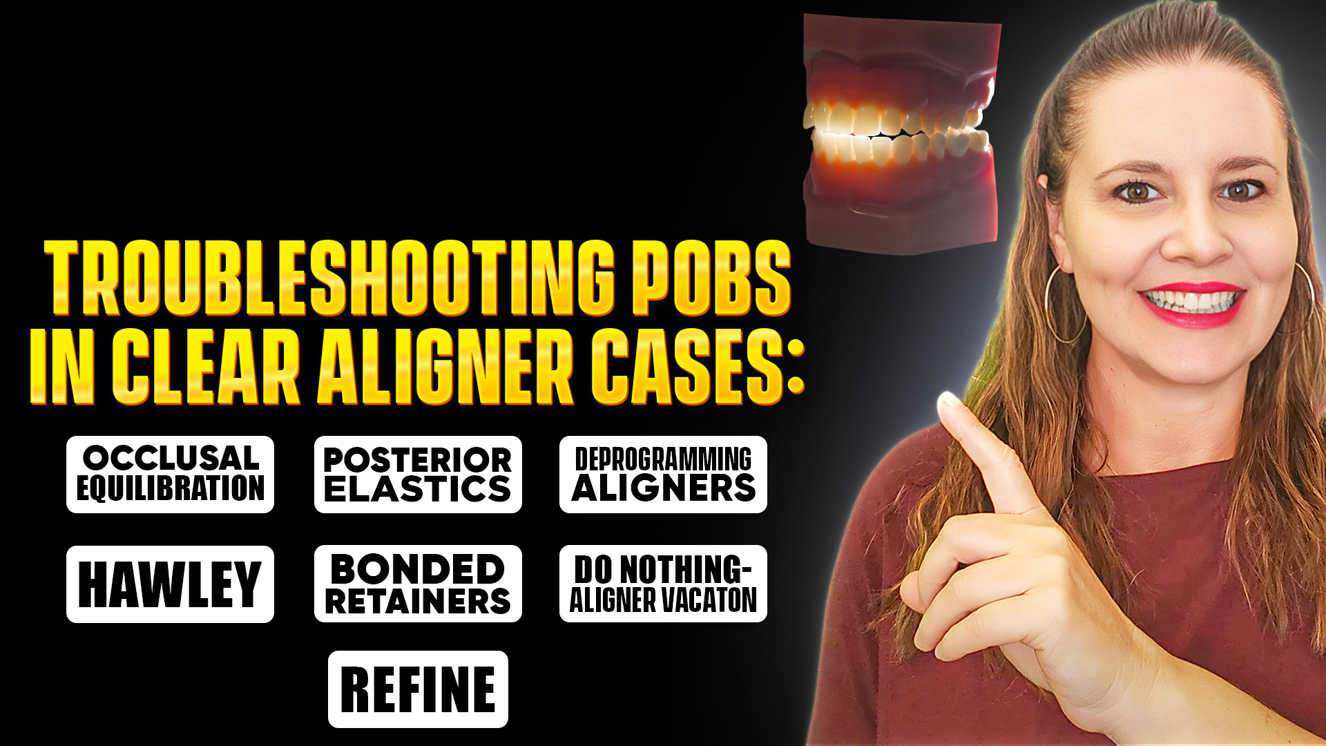 How to Close a POB (Posterior Openbite) in Invisalign or Clear Aligners